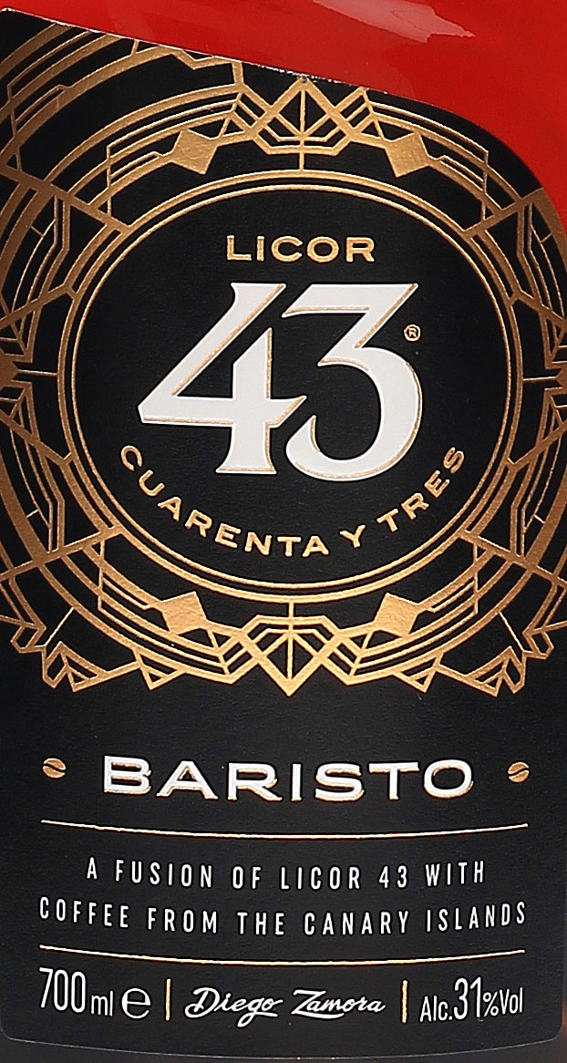 Licor 43 Baristo, beliebter Kaffeelikör aus Spanien