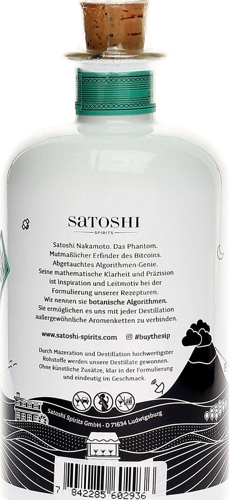 Satoshi Wacholdergeist, hochwertiger Wacholder aus Deut