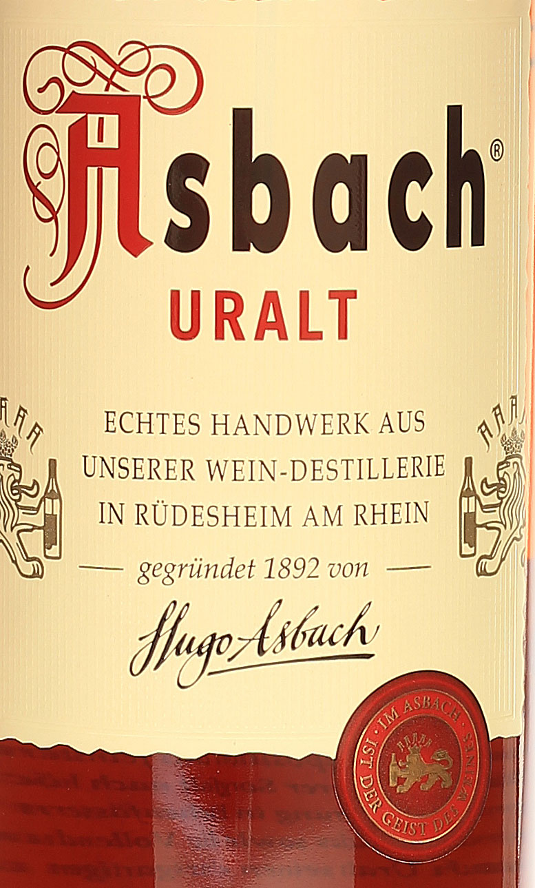 Asbach Uralt 1,0 Liter 36 % Vol.