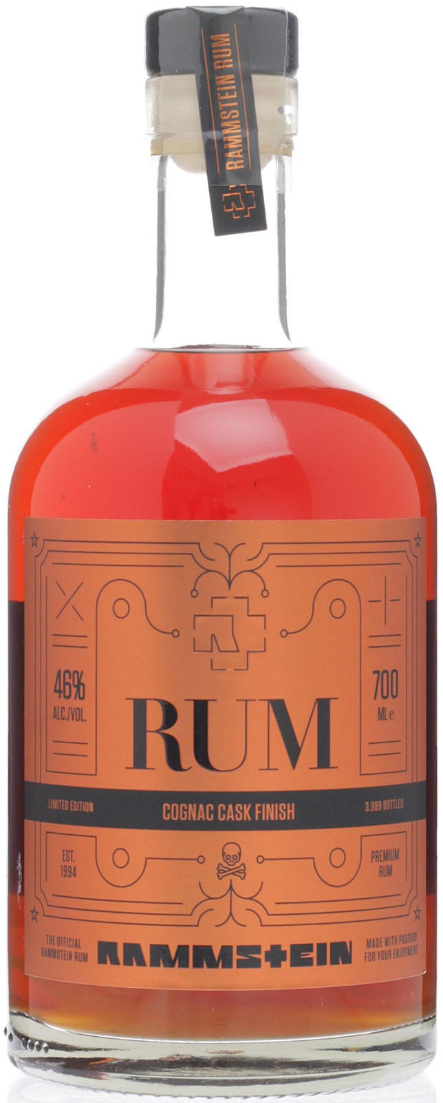 Rammstein Rum Limited Edition 2021 Cognac Cask Finish i