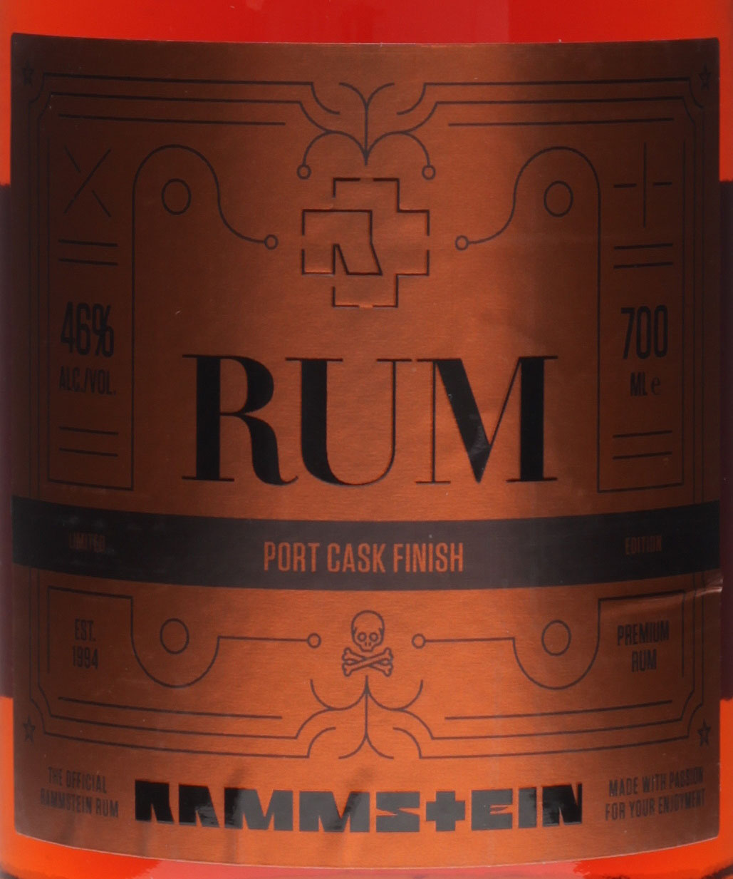 Rammstein Rum 2022 Port Cask Finish