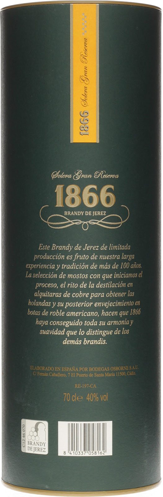 1866 Solera Gran Reserva Brandy im Shop kaufen.