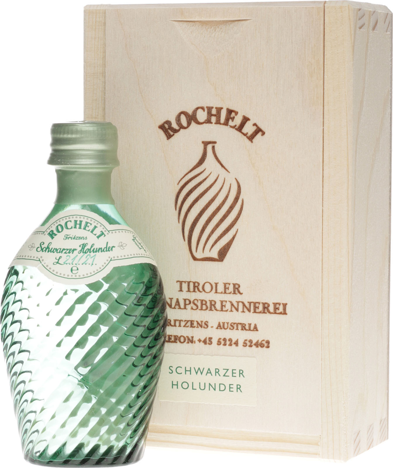 Rochelt Holunder 0,04 Liter 52 % Vol. Premium Schnaps K