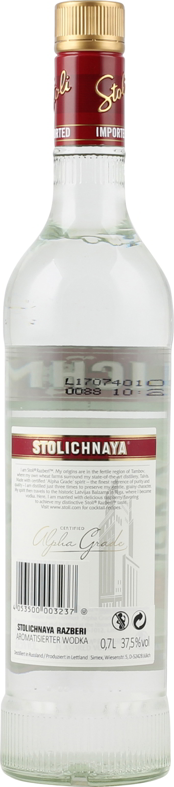 Stoli Raspberry Vodka - Himbeergenuss