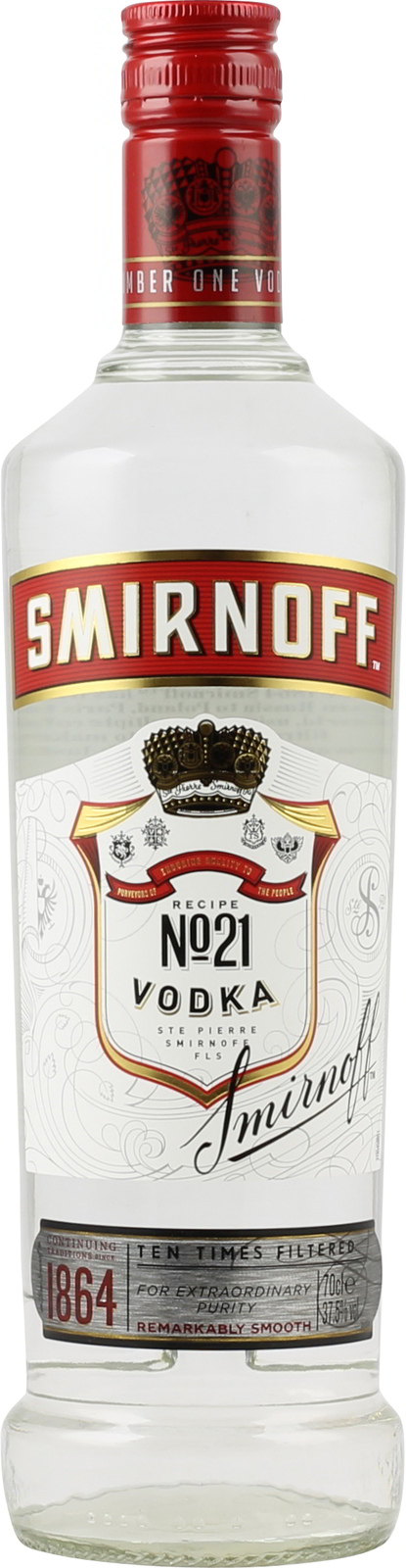 Smirnoff Red Label No. 21 (Triple Distilled) im Shop ka