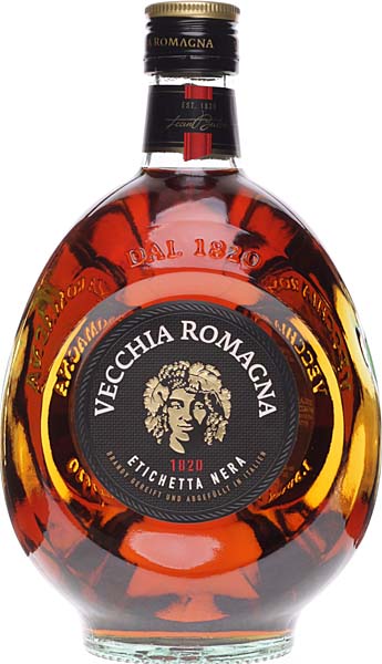 Vecchia Romagna Brandy Etichetta Nera - 0,7 Liter, 38%