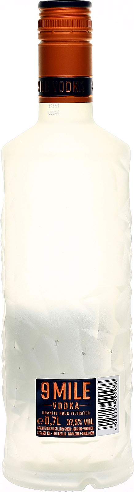 9 Mile Vodka, preisgekrönter und erstklassiger Vodka