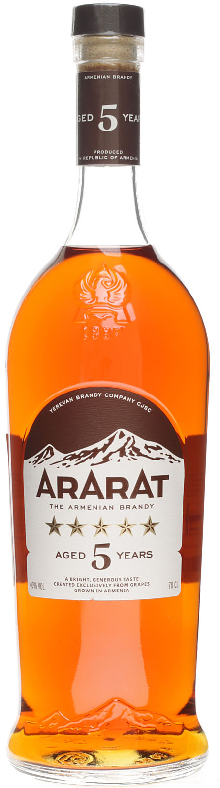 Ararat 5 Jahre 0,7 Liter 40 % Vol. im Shop günstig kauf