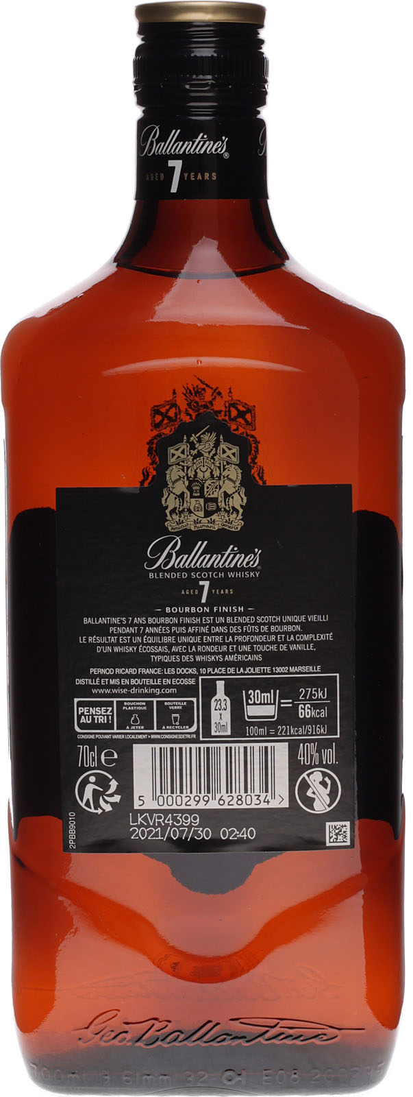 Ballantines 7 Jahre 0,7 Liter 40 % Vol.