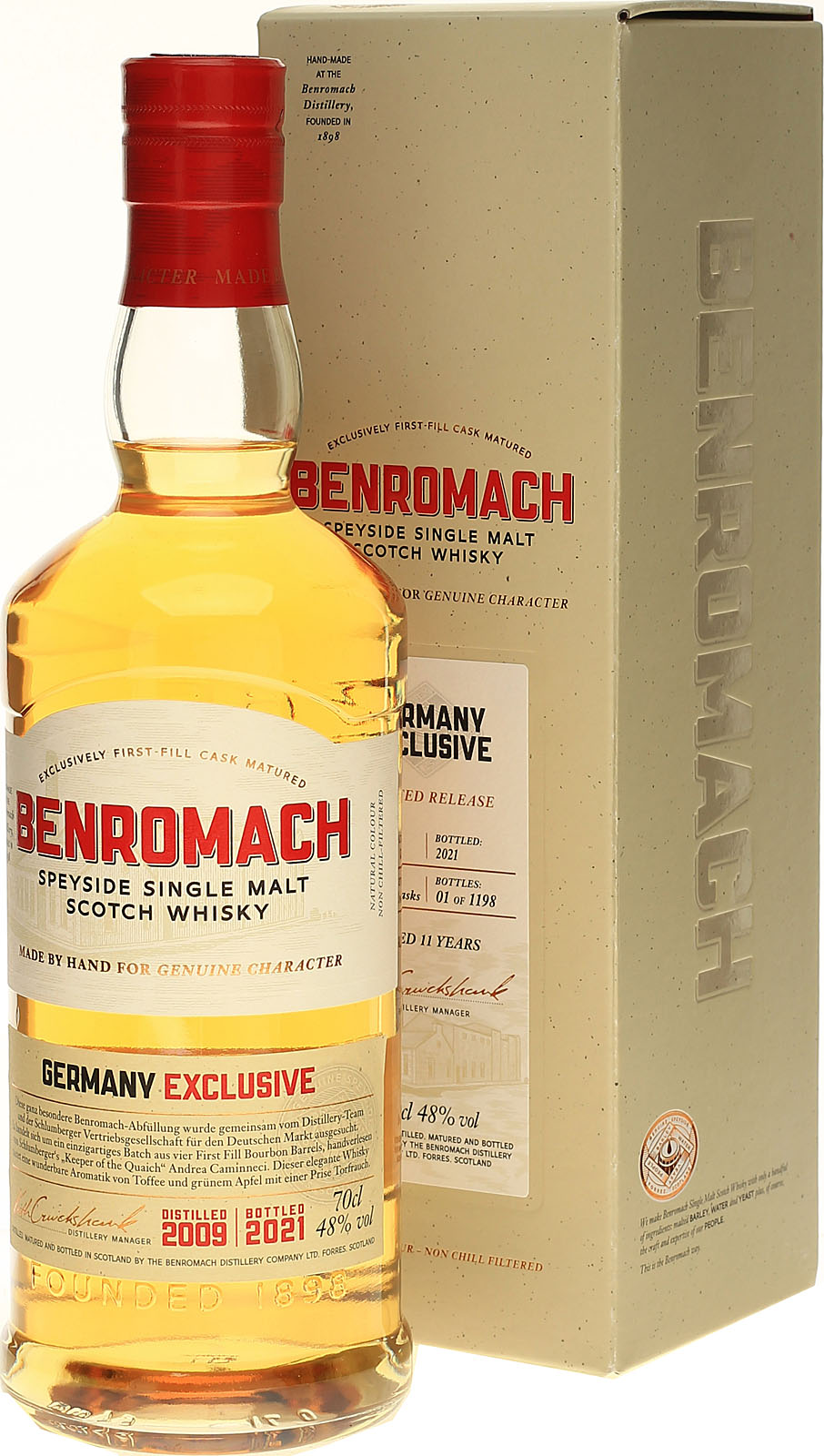 Benromach 2009 Germany Exclusive Batch im Shop kaufen.
