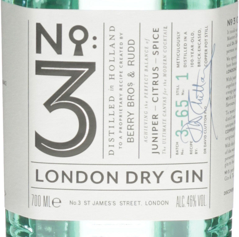 Berry Bros & Rudd. No. 3 London Dry Gin kaufen