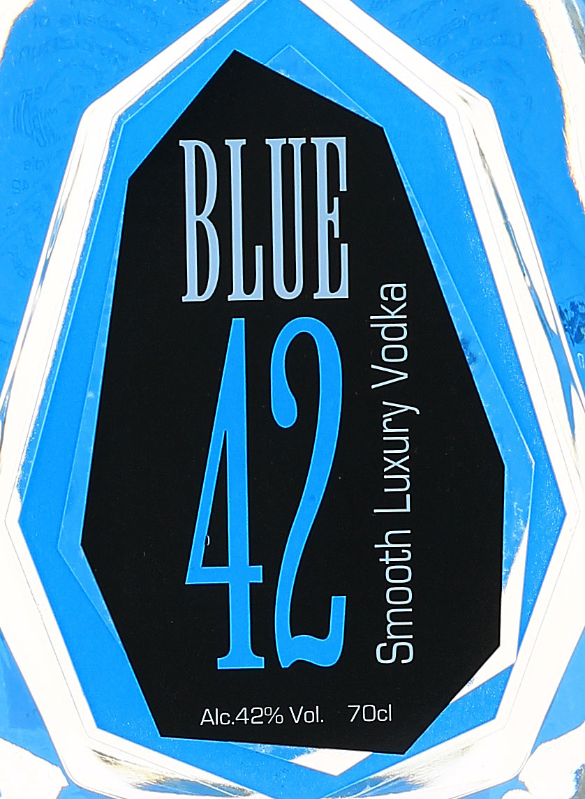 Blue 42 Smooth Luxury Wodka 0,7 Liter 42% Vol.