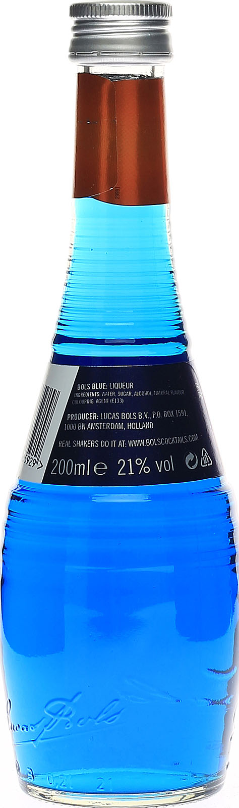 Bols Blue Curacao, der Klassiker aus den Niederlanden z