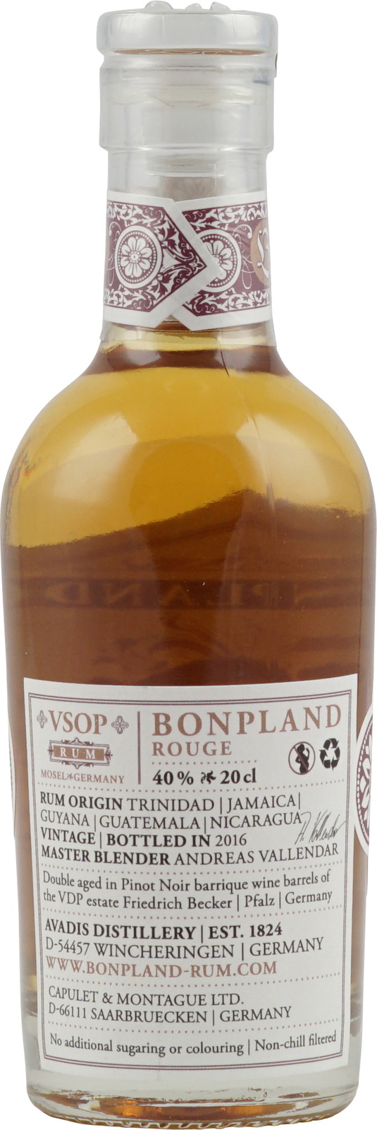 Bonpland Rum Rouge VSOP 0,2l 40 %
