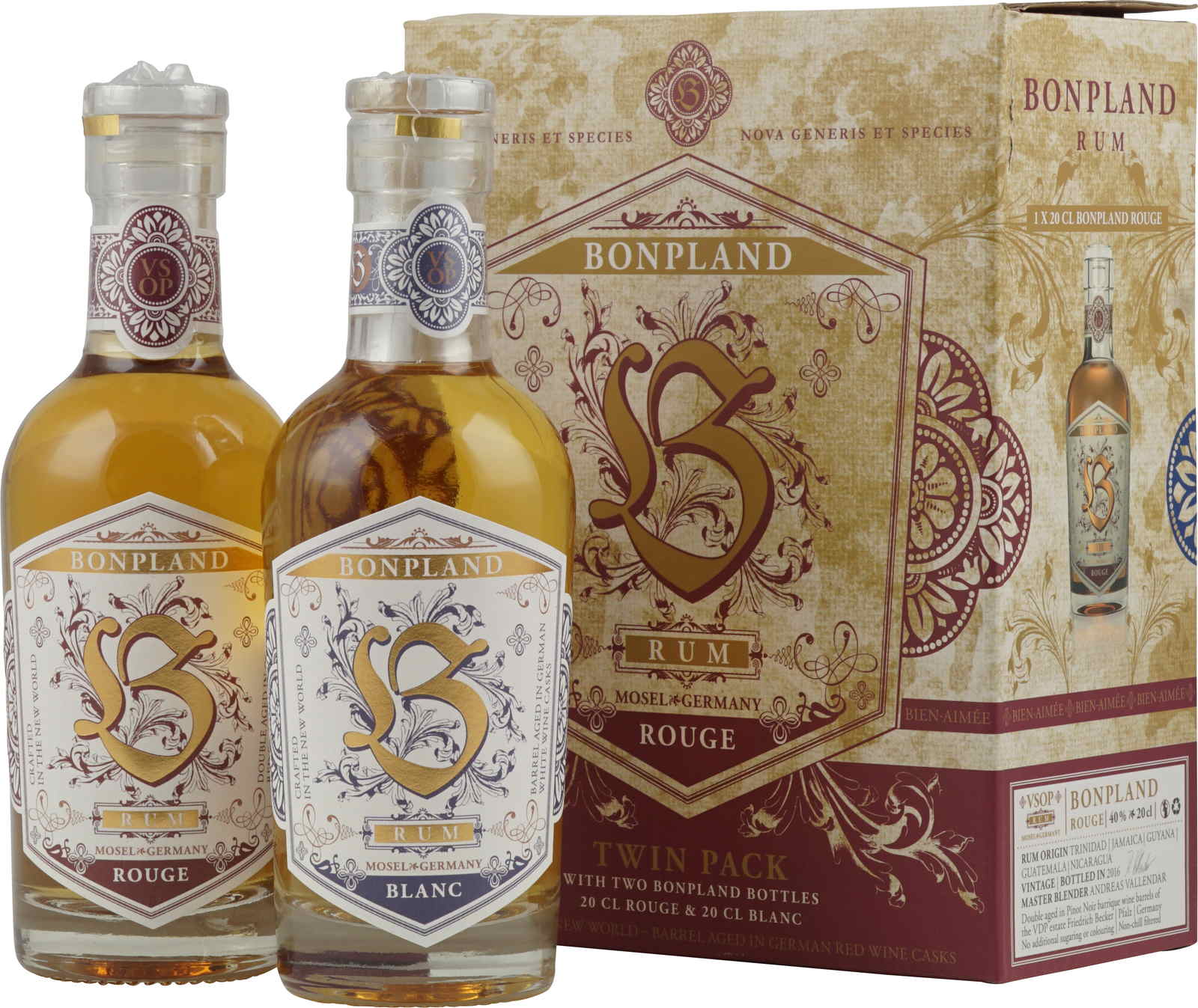 Bonpland Rum Twin Pack 2x 0,2l 40% Vol.