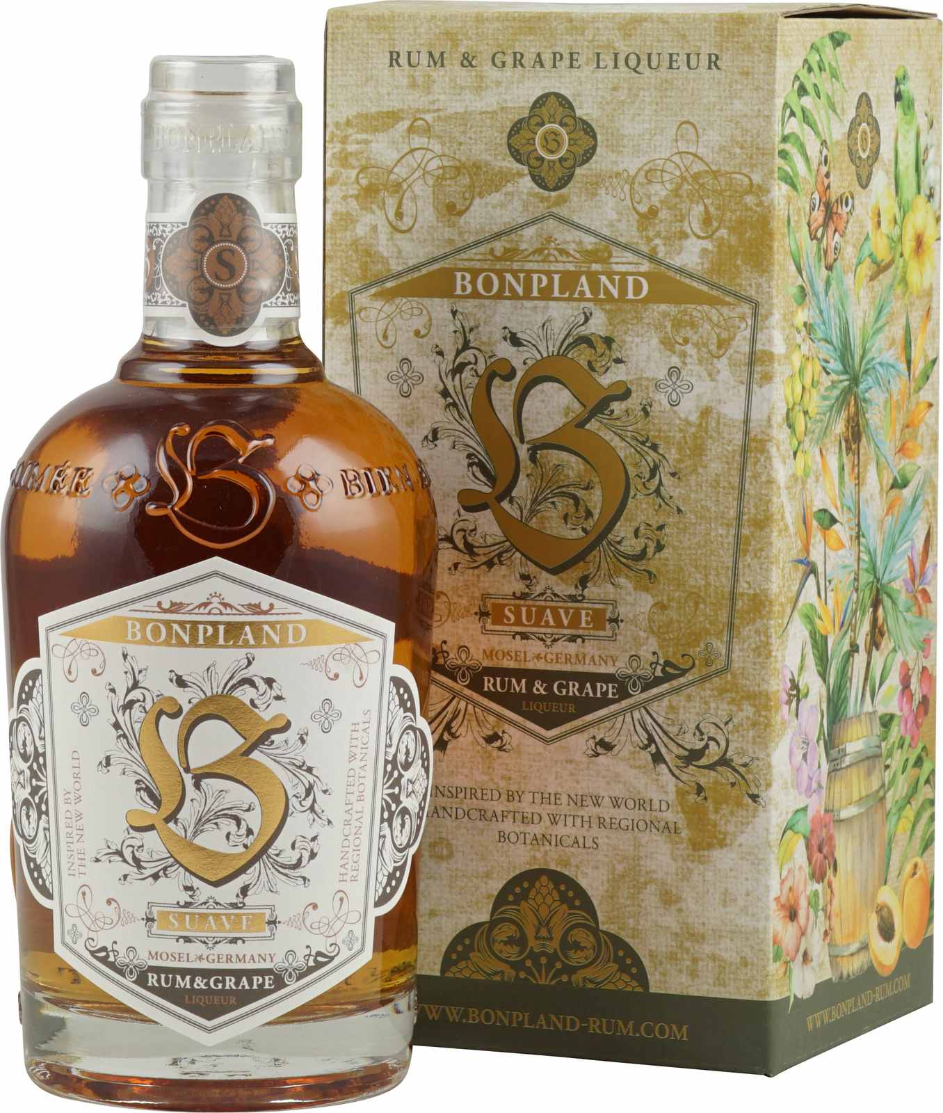 Bonpland Suave Rum & Grape Likör 0,5 Liter 30% Vol.