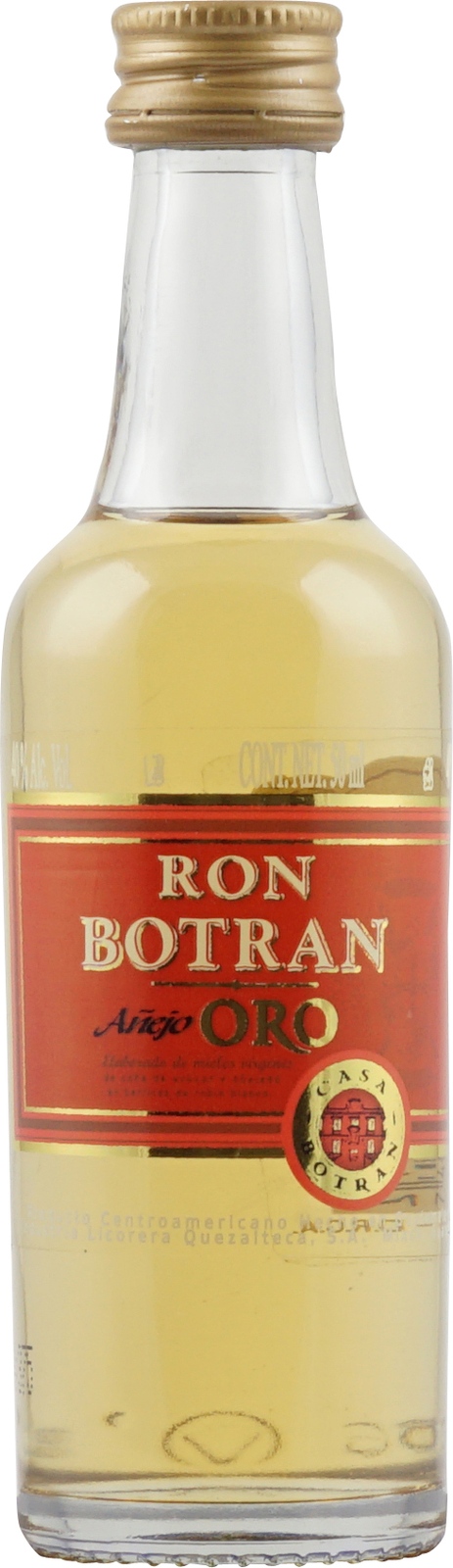 Botran Oro Rum aus Guatemala in der Miniaturflasche kau