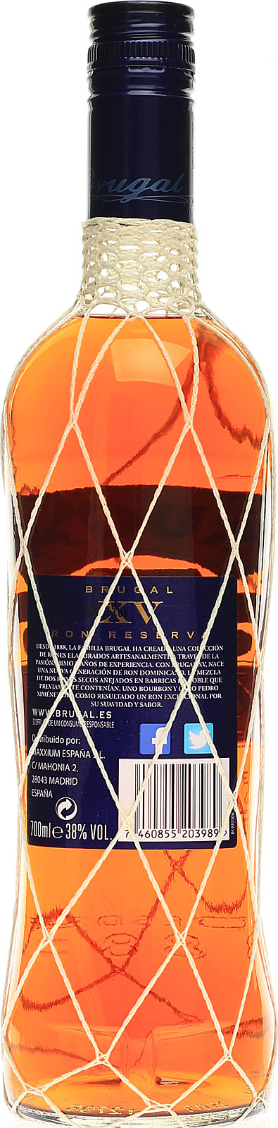 Brugal Ron Reserva Exclusiva XV 0,7 Liter 37,5% Vol. im