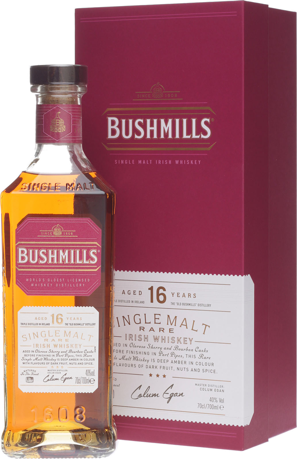 Bushmills 16 Jahre 0,7 Liter 40 % Vol.