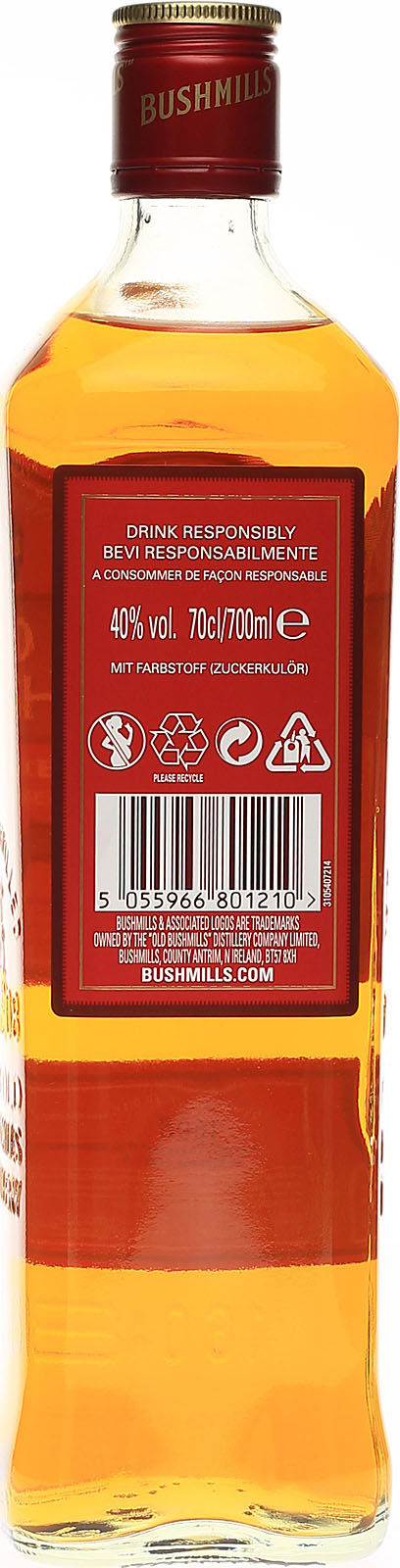 Bushmills Red Bush Irish Whiskey, exquisiter Blend