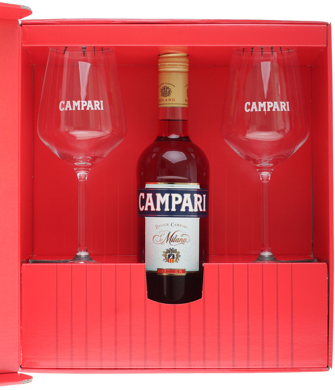Campari Geschenkset 0,7 Liter 25% Vol.