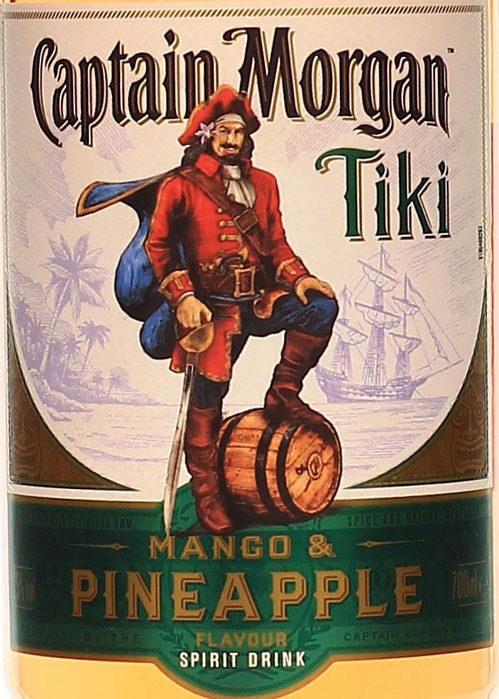 Captain Morgan Tiki Mango & Pineapple 0,7 Liter 25 % Vo