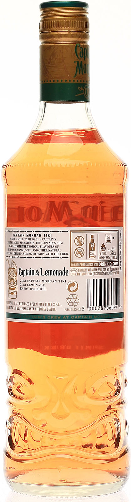 Captain Morgan Tiki Mango & Pineapple 0,7 Liter 25 % Vo