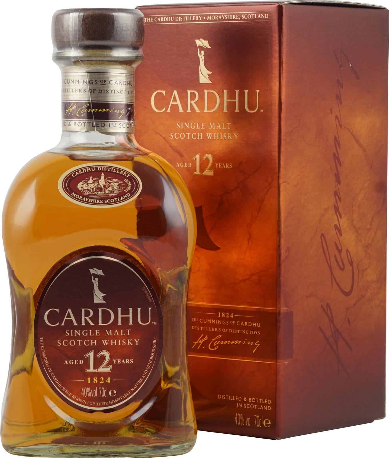 Cardhu Single Speyside Pure Malt Whisky (12 Jahre) im S
