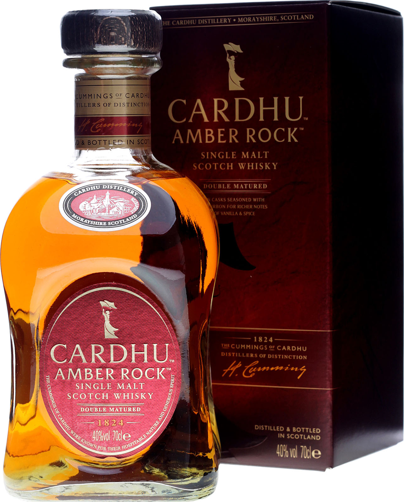 Cardhu Single Speyside Pure Malt Whisky Amber Rock im S