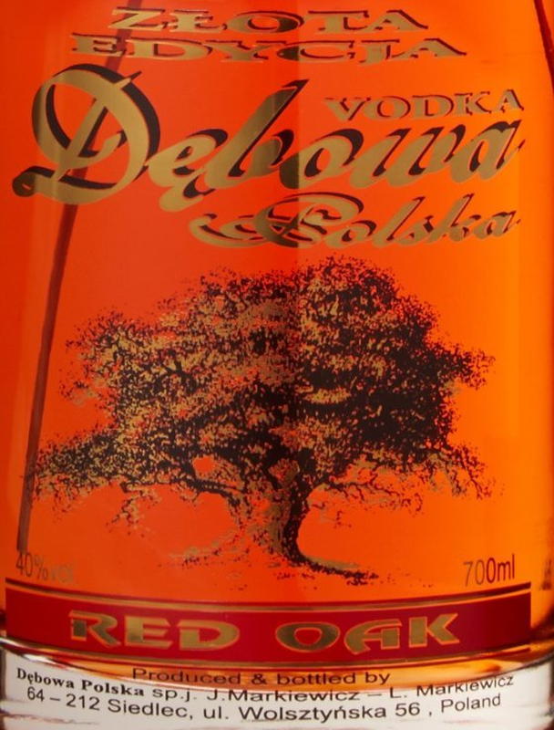 Debowa Vodka Red Oak - Fruchtiger Genuss aus Polen