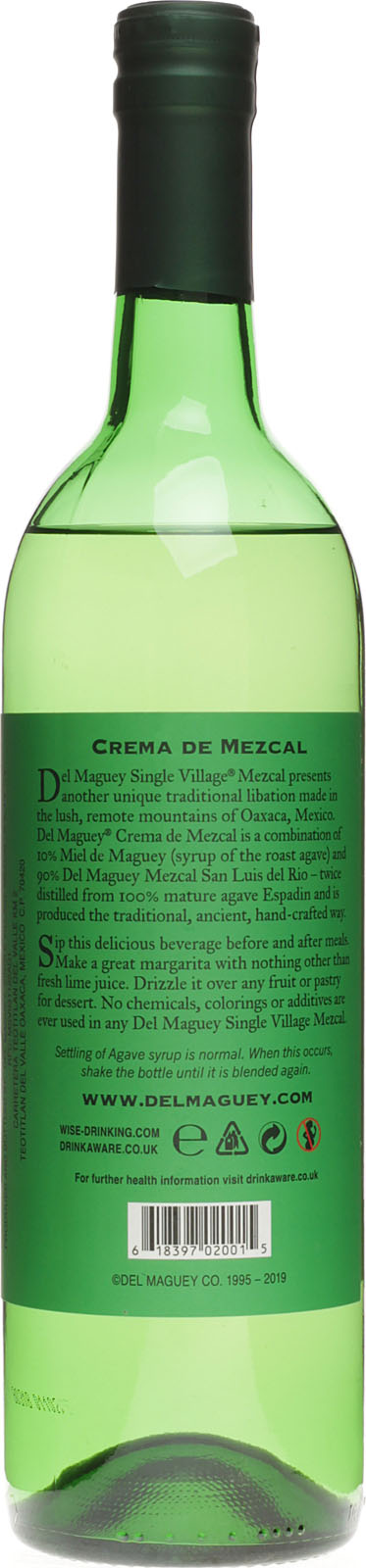Del Maguey Crema (100 % Agave Espadin) Mezcal im Shop k