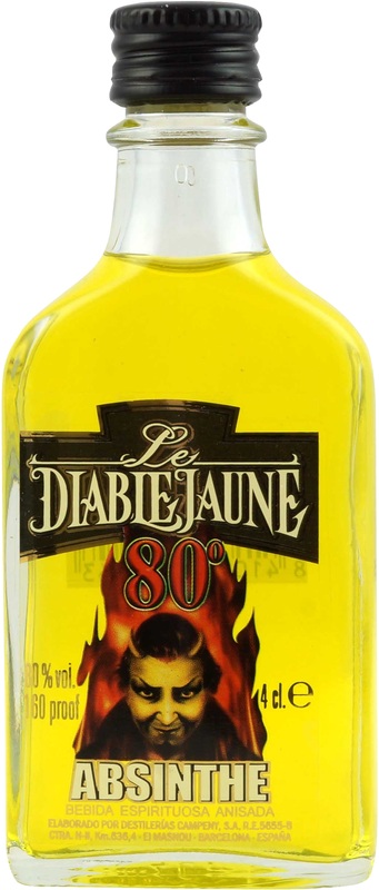 Diable Absinthe Gelb Miniatur - Einzigartiger Genuss