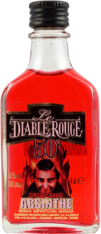 Diable Absinthe Rot Miniatur - Spanischer Genuss