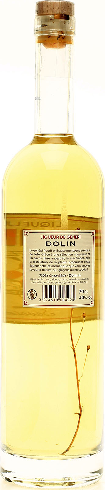 Dolin Genepi Liqueur 1821 Brin, köstlicher Berglikör