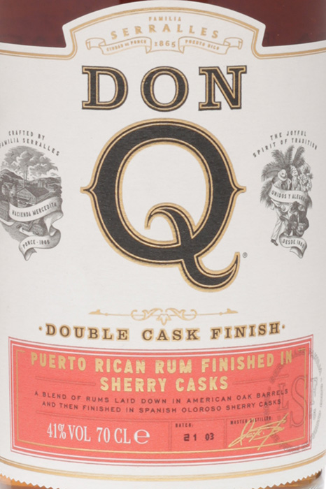 Don Q Sherry Cask Rum 0,7L 41% | Puerto Rico