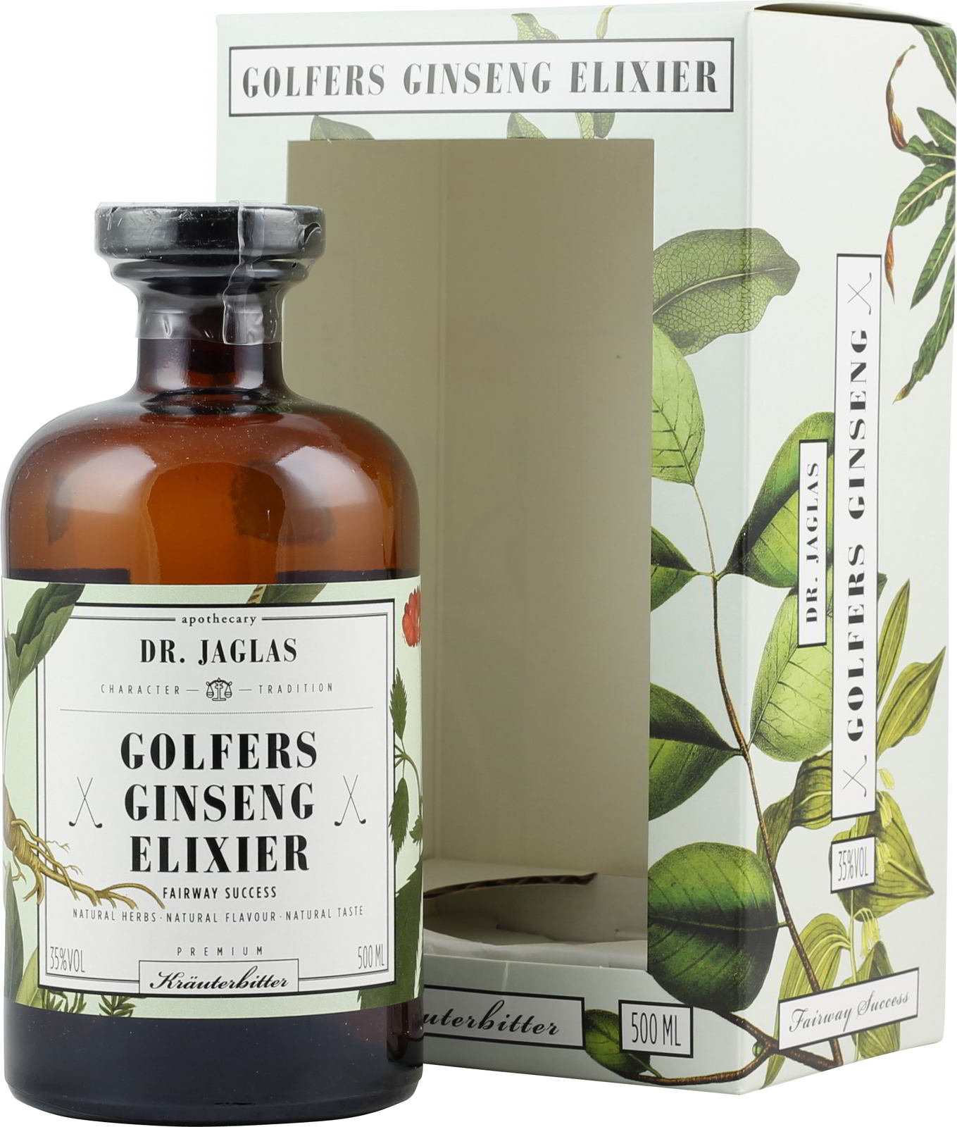 Dr. Jaglas Golfers Ginseng Elixier 0,5 Liter 35 % Vol.,