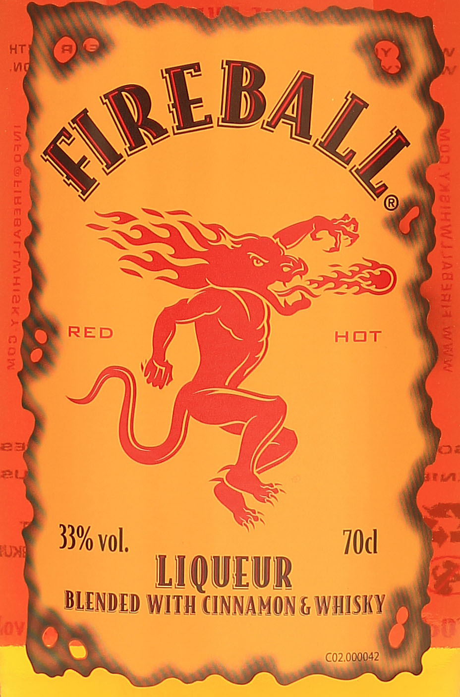 Fireball Whisky & Cinnamon Liqueur hier bei uns im Shop