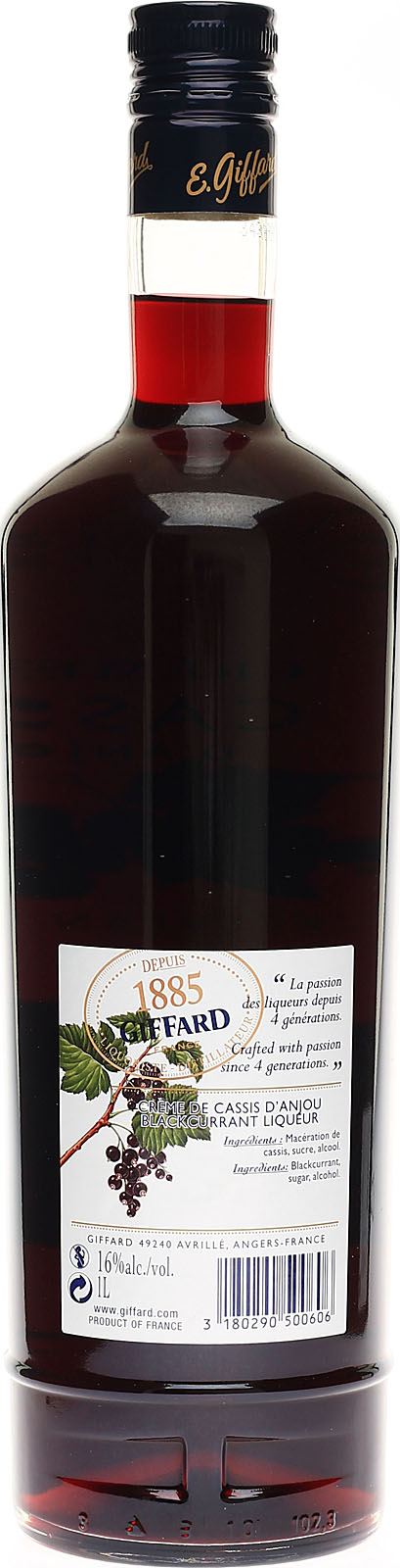 Giffard Crème de Cassis d`Anjou (schwarze Johannisbeere