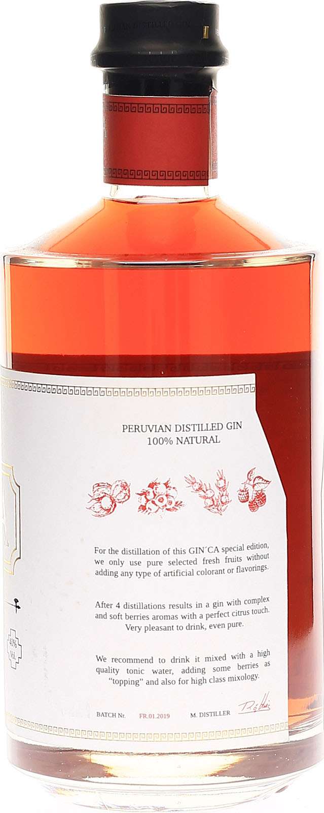 Gin'ca Peruvian Gin Berries Edition, hervorragender Gin