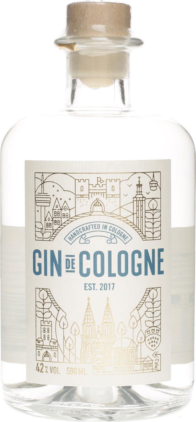 Gin de Cologne 0,5 Liter 42 % Vol. bei uns im Shop kauf