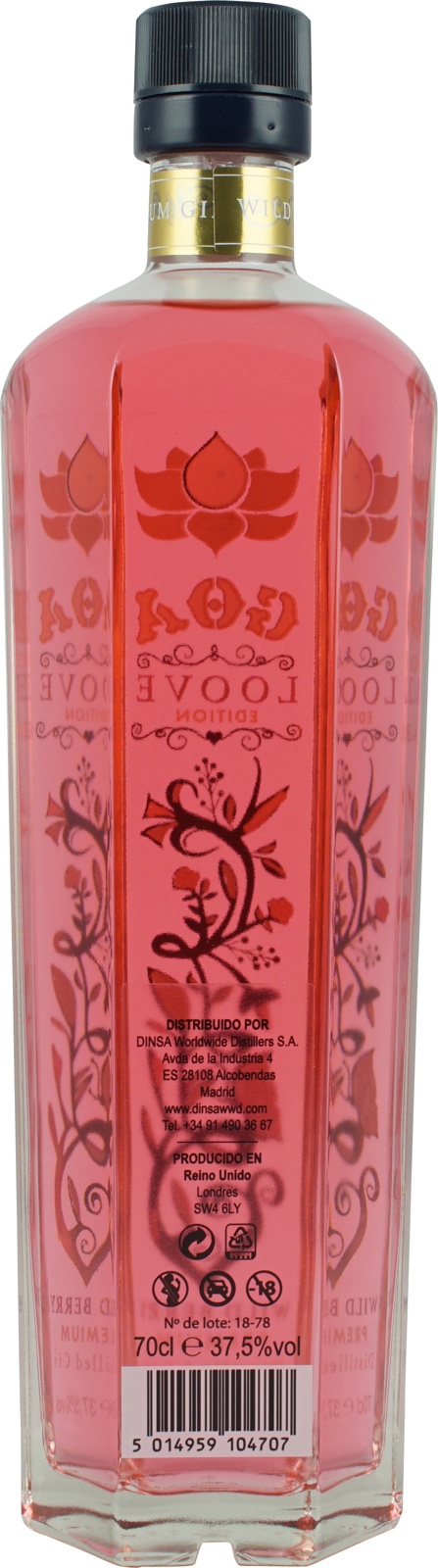 Goa Gin Loove 0,7 Liter 37,5 % Vol.