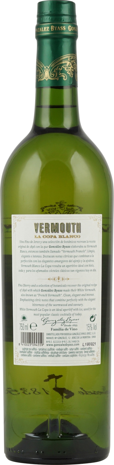 Gonzalez Byass La Copa Blanco Vermouth DO, online