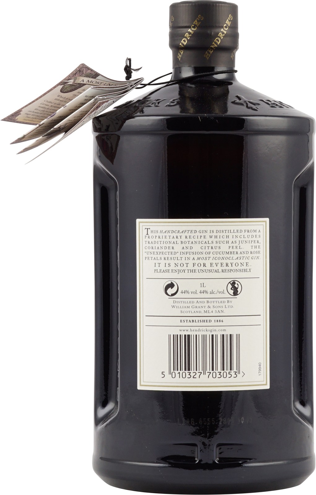 Hendricks Gin 1 Liter mit starken 44 % vol. in der groß