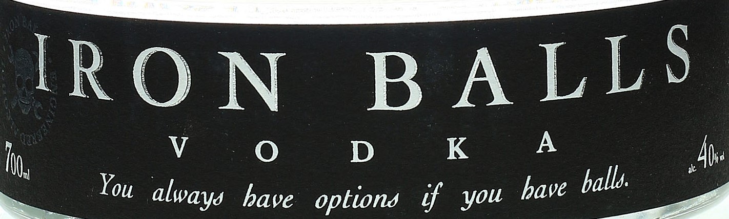 Iron Balls Vodka 0,7 Liter günstig und schnell im Shop