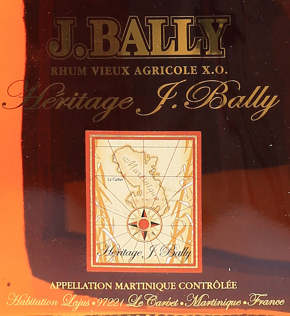 . Bally Rhum Vieux Agricole XO Heritage aus Martinique