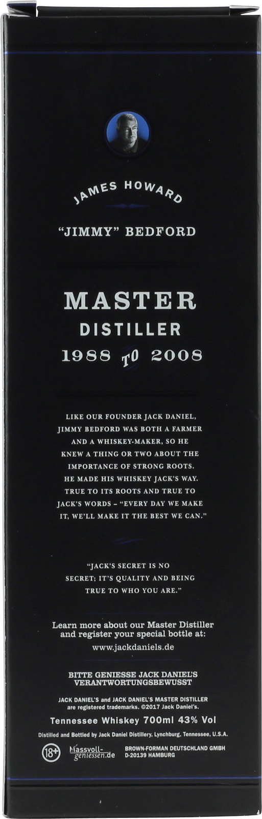 Jack Daniels Master Distiller Series No. 6, Limited Edi