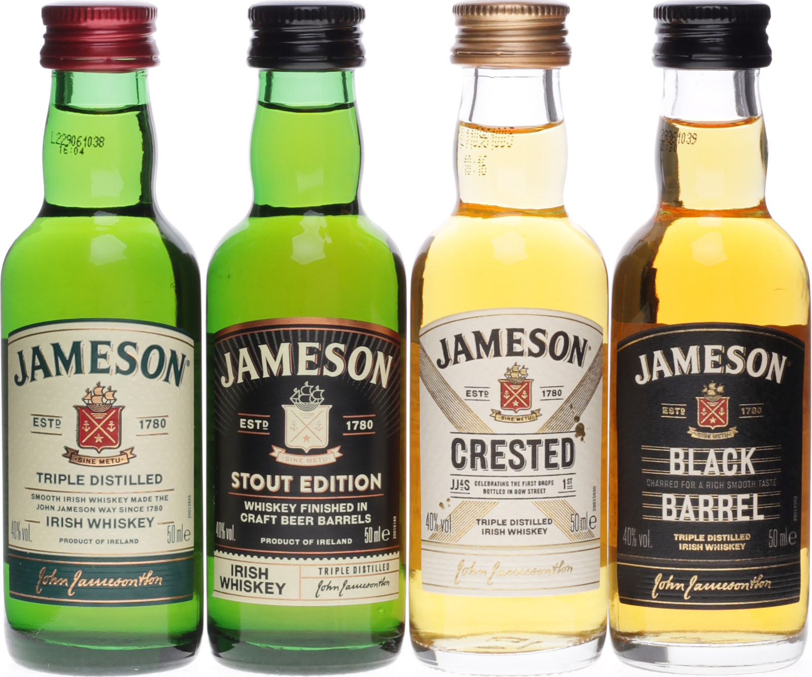 Jameson Irish Whiskey Mini Set 4 x 0,05 Liter kaufen.