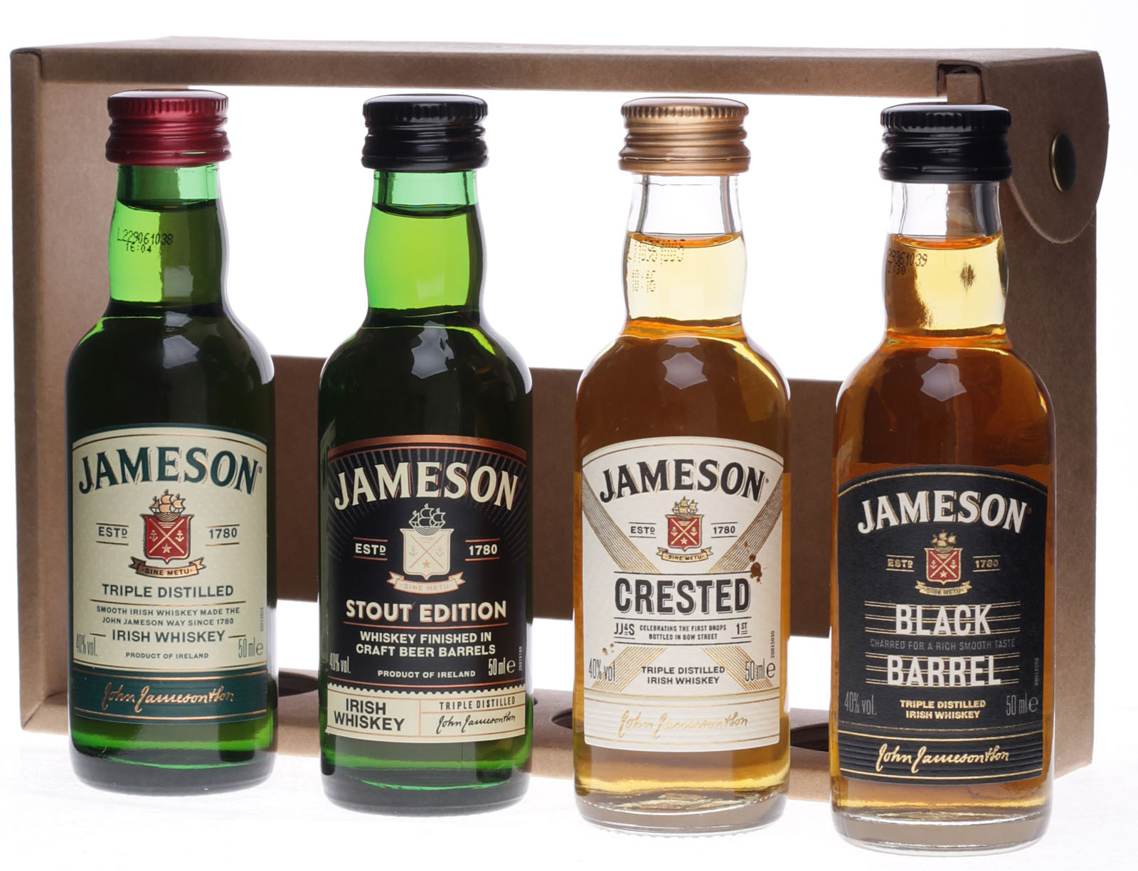 Jameson Irish Whiskey Mini Set 4 x 0,05 Liter kaufen.