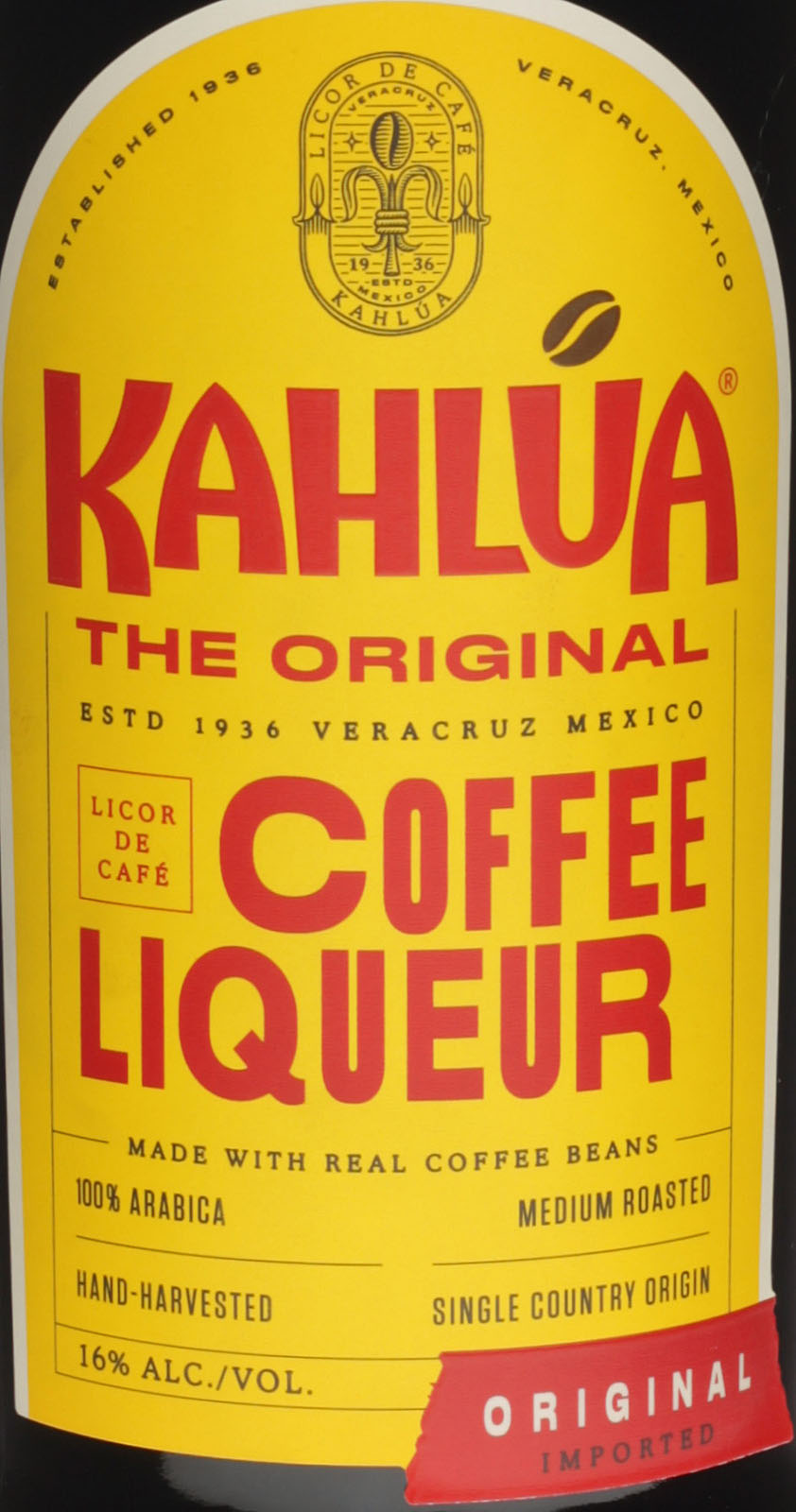 Kahlua Kaffee Likör 1,0 Liter 16 % Vol.
