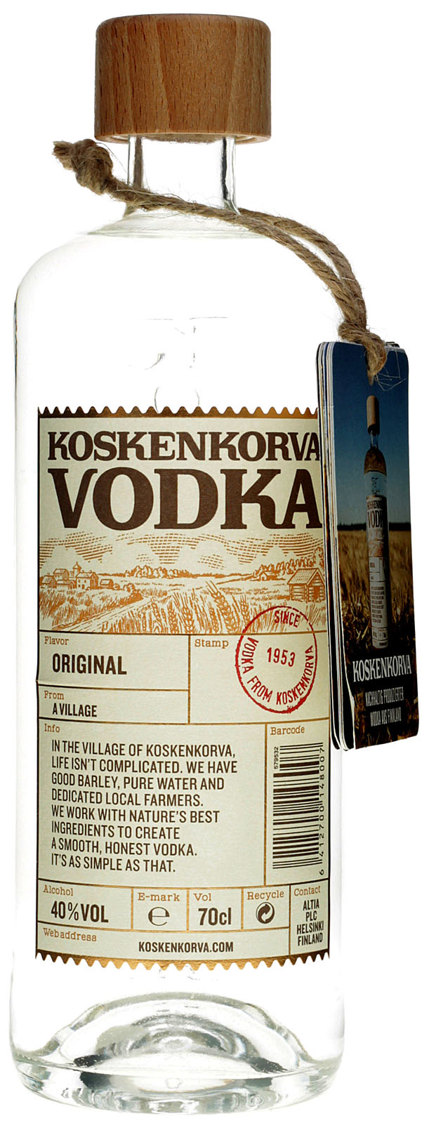Koskenkorva Vodka, finnischer Vodka